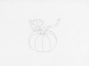 Entra en espíritu otoñal y aprende a hacer un dibujo de una calabaza
