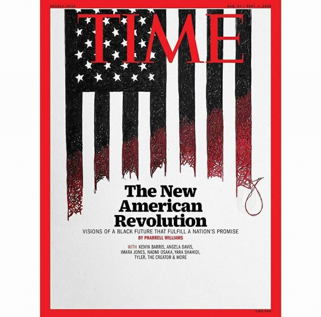 TIME Magazine Cover Is Completely Embroidered by Nneka Jones