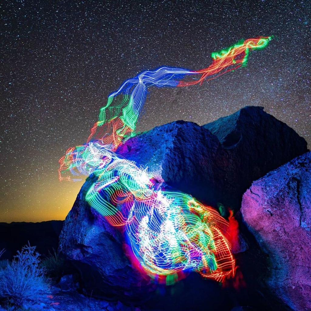 Long Exposure Landscape Photos Turn Rock Climbing Into Rainbows