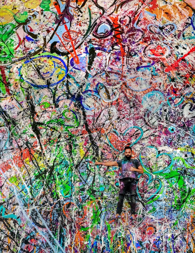 Artist Talks Creating the World's Largest Painting