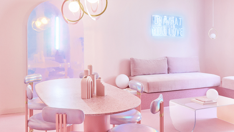 This All-Pink Apartment in Madrid Is a Bubblegum Dream Vacation Spot
