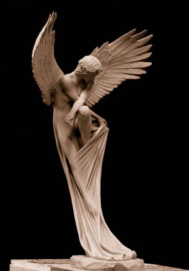 Amazing Figurative Sculpture Depicts an Ethereal Angel