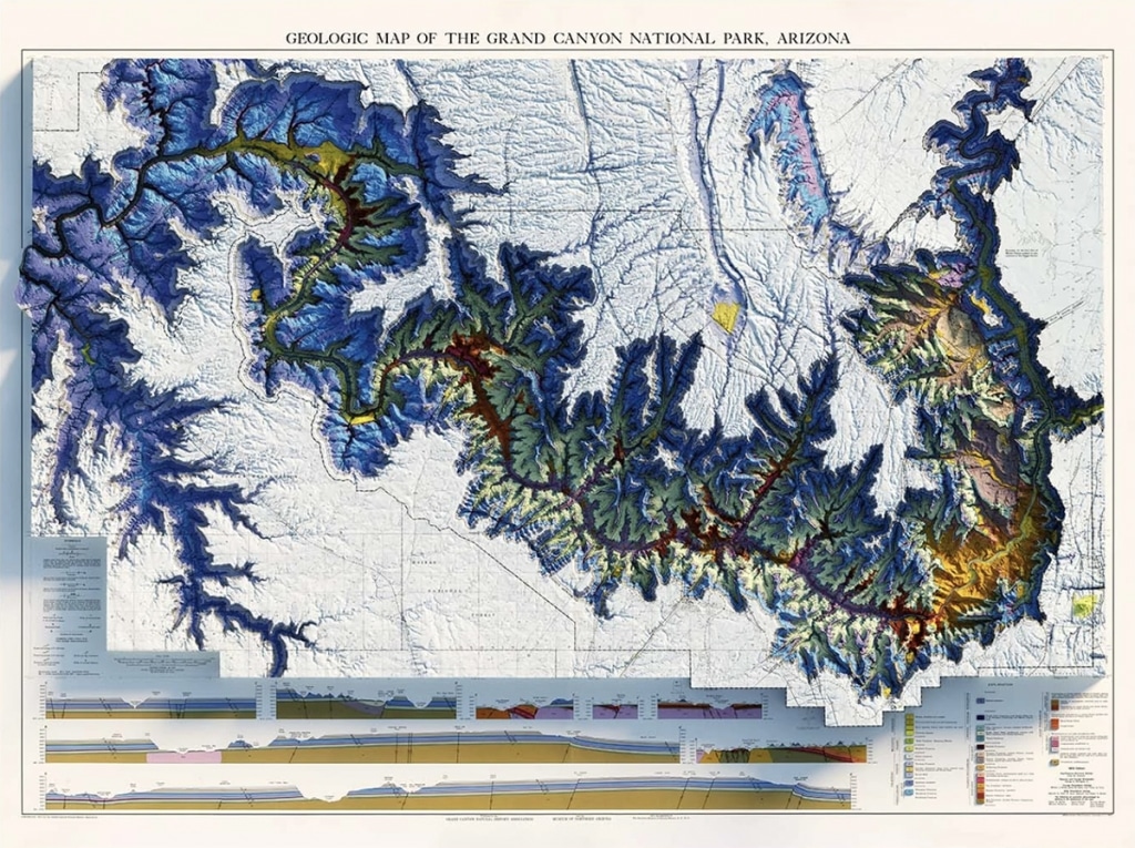 Cartographer Transforms Vintage Maps Into 3D Relief Maps Showing ...