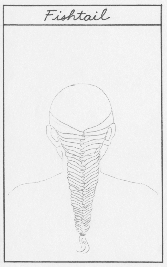 Learn How to Draw Three Different Types of Braids: Three-Strand, French ...