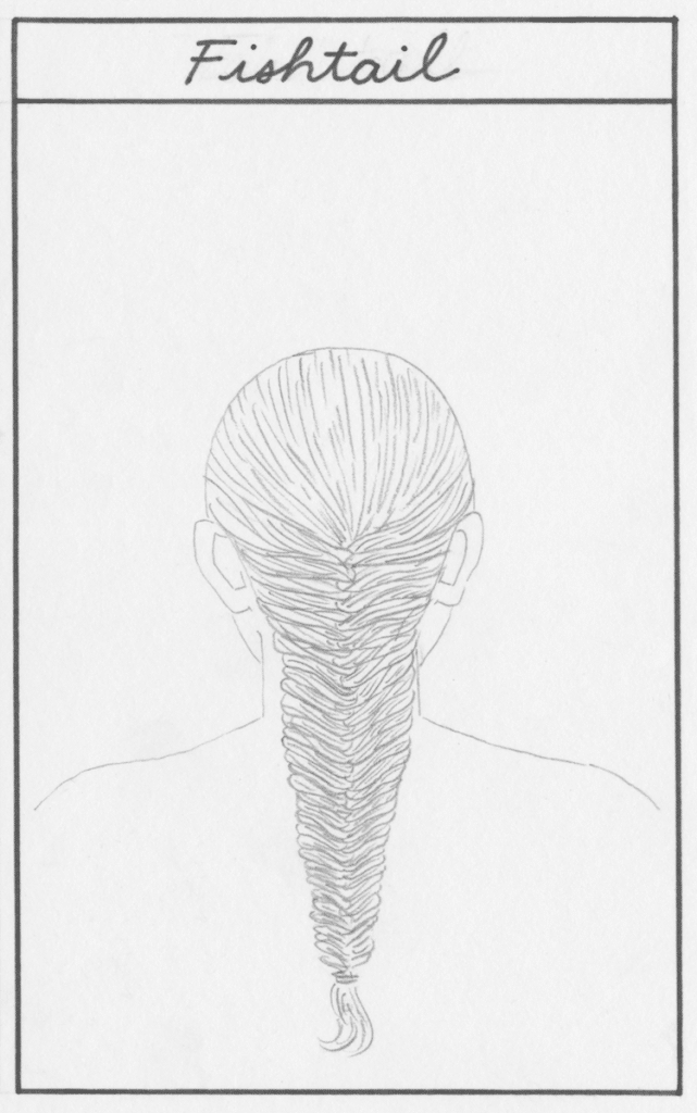 Learn How to Draw Three Different Types of Braids: Three-Strand, French ...