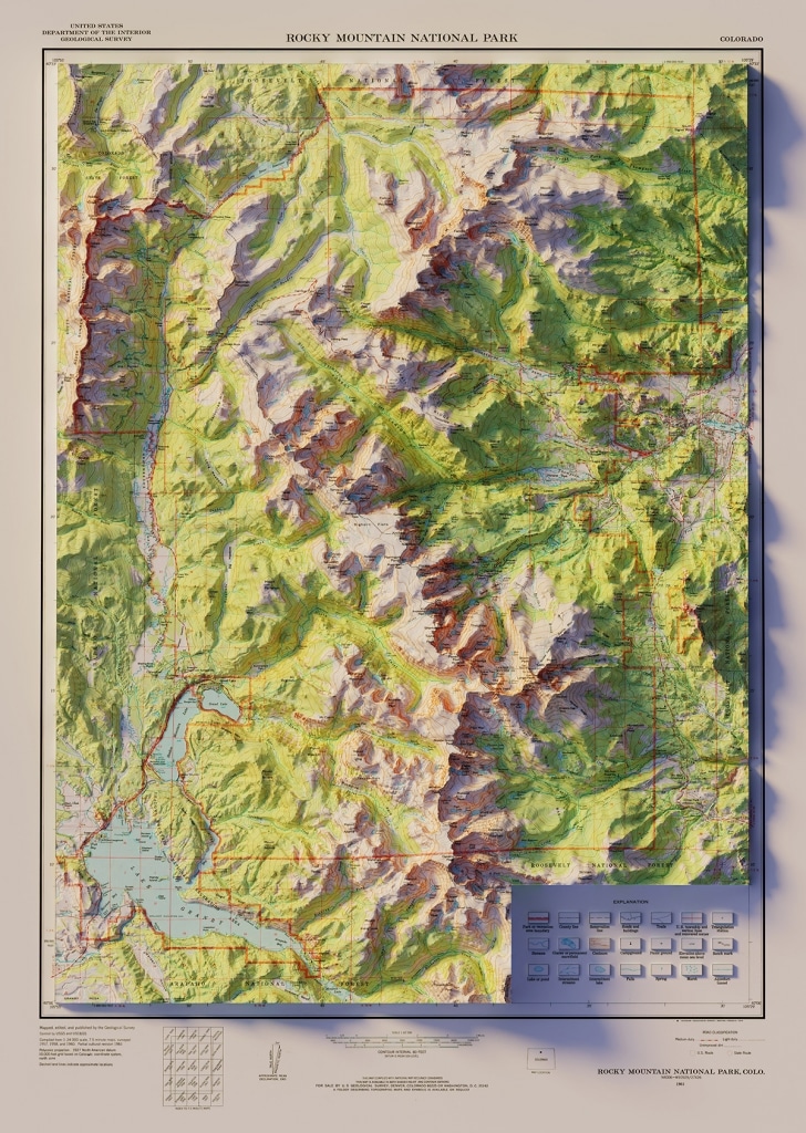 Cartographer Transforms Vintage Maps Into 3D Relief Maps Showing ...