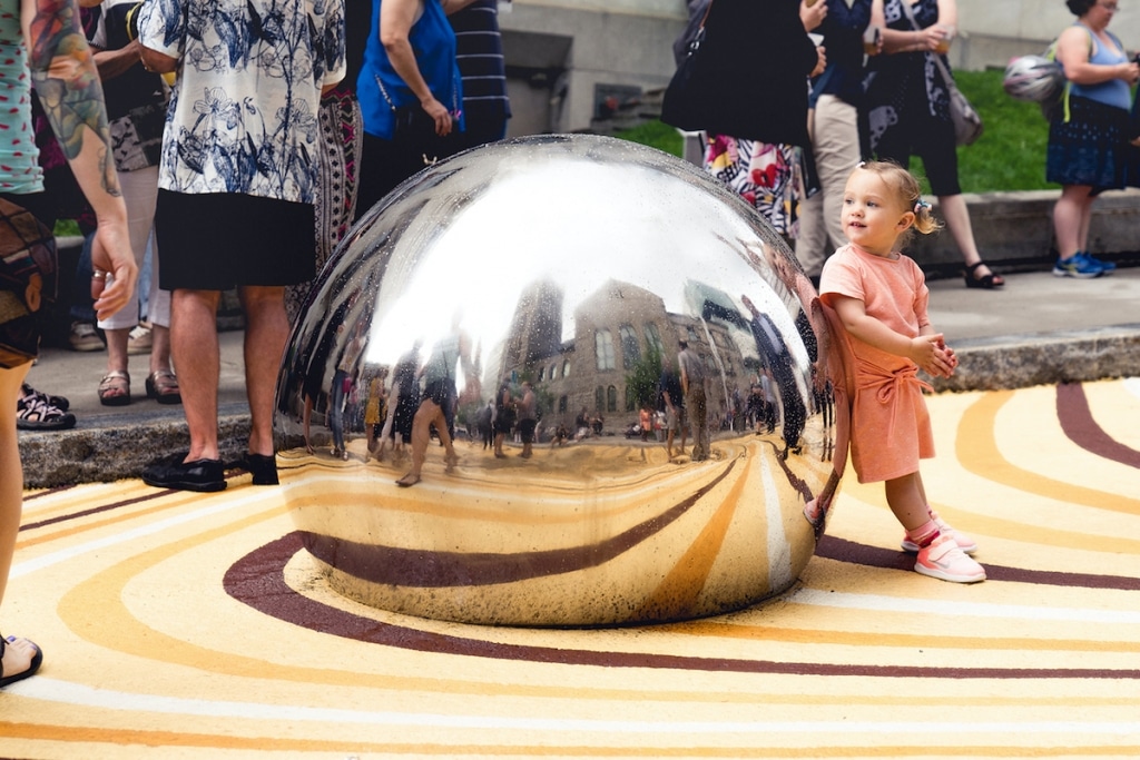 Anamorphic Installation Makes Street Look Like Desert Sand Dunes