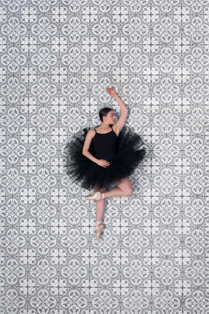 Ballerina Photographed from Above Gives New Perspective on Dance