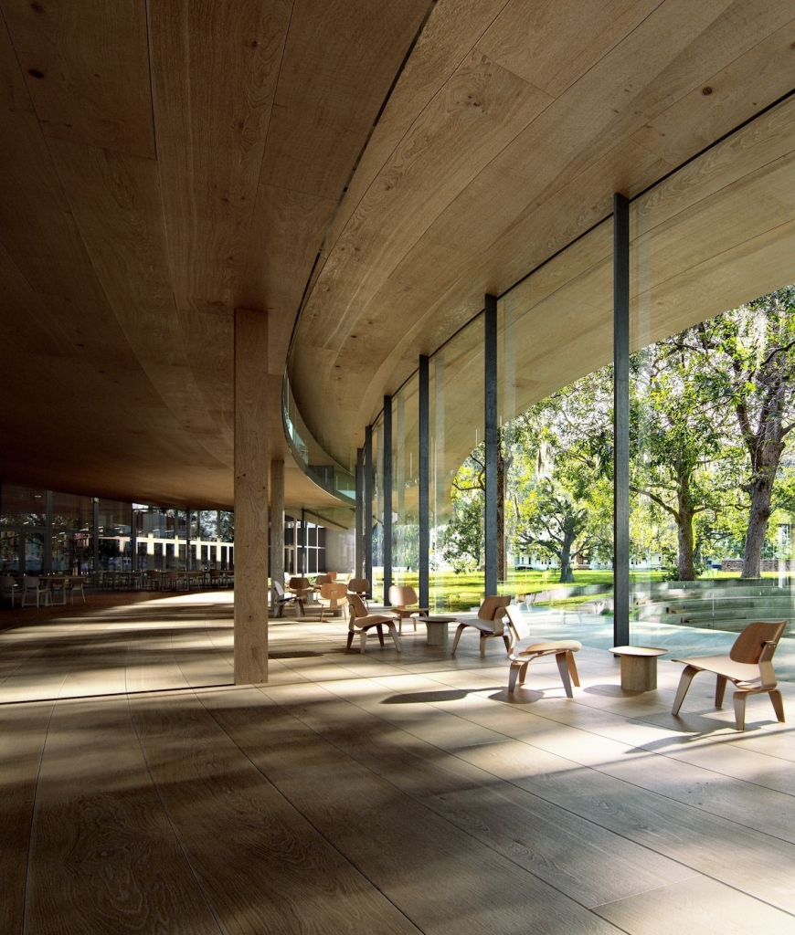 Kengo Kuma Wins Library Design with Beautiful Timber Proposal
