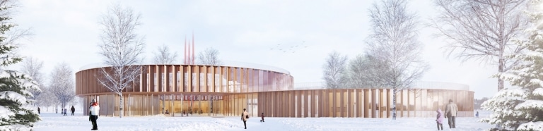Architect Proposes Wooden Tree-House School for Education Post-COVID