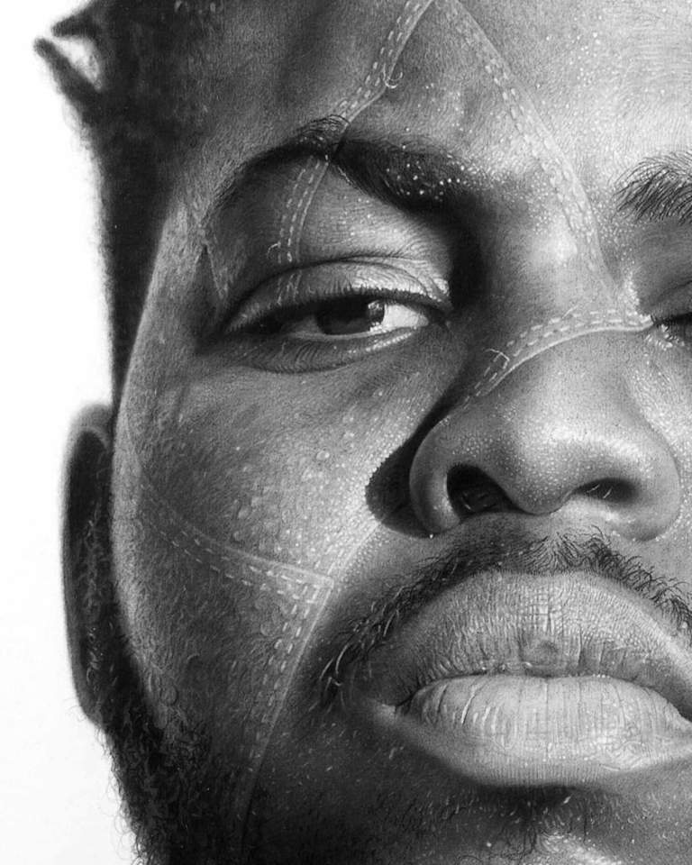 Hyperrealistic Pencil Portraits Offer a Surreal Look Into Being Black ...
