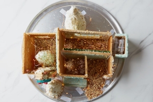 This Mid-Century Modern Gingerbread House Is Wes Anderson Themed