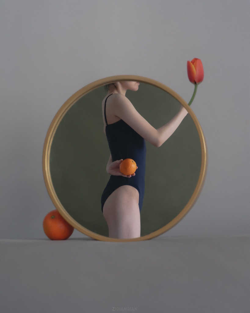 Ziqian Liu Captures Poetic Self-Portraits in Clever Mirror Reflections