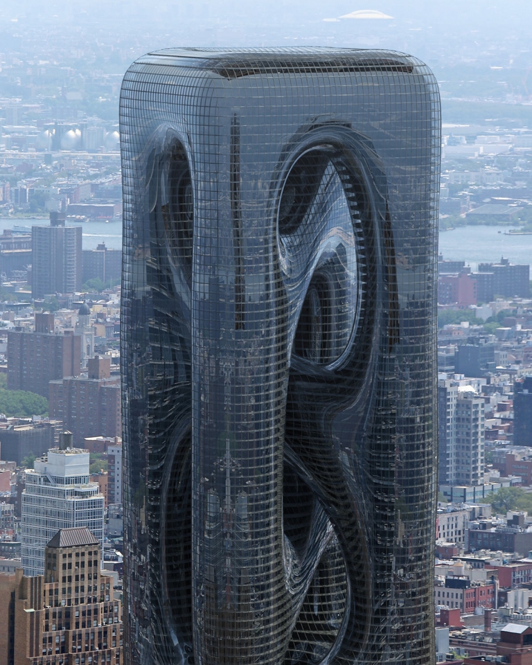 This "Sarcostyle" Tower Proposed for NYC Is Inspired by Muscle Fibers