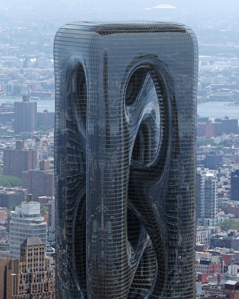 This "Sarcostyle" Tower Proposed for NYC Is Inspired by Muscle Fibers