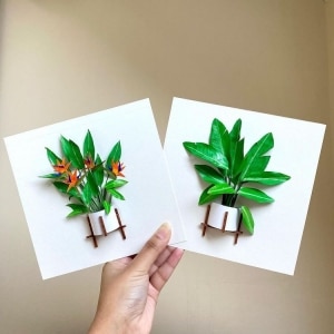 Handmade Paper Plants Look Just Like Real Botanicals in Miniature
