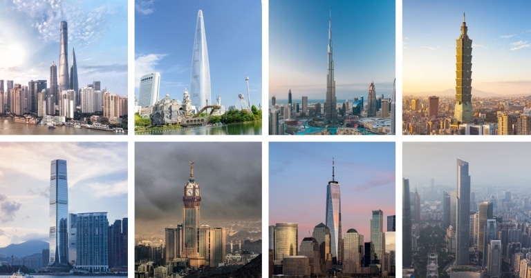 These Skyscrapers are the 15 Tallest Buildings in the World
