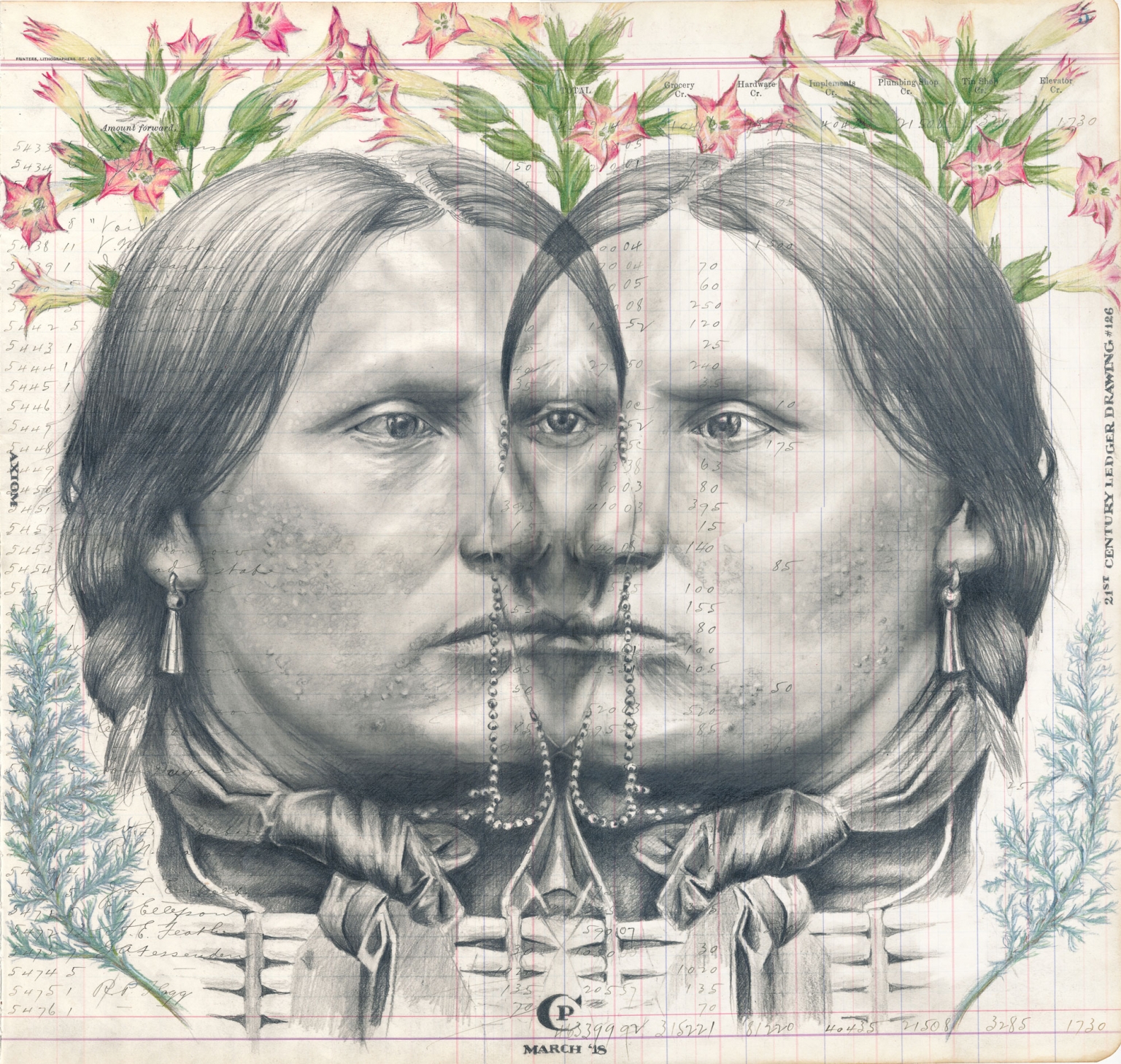 Native American Artist Draws Historical Portraits on Ledgers [Interview]