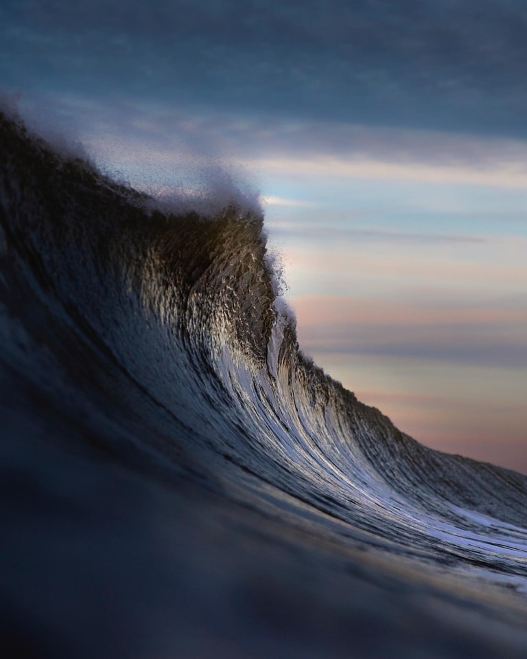 "Surfing" Photographer Captures Cresting Waves in Magical Seascapes