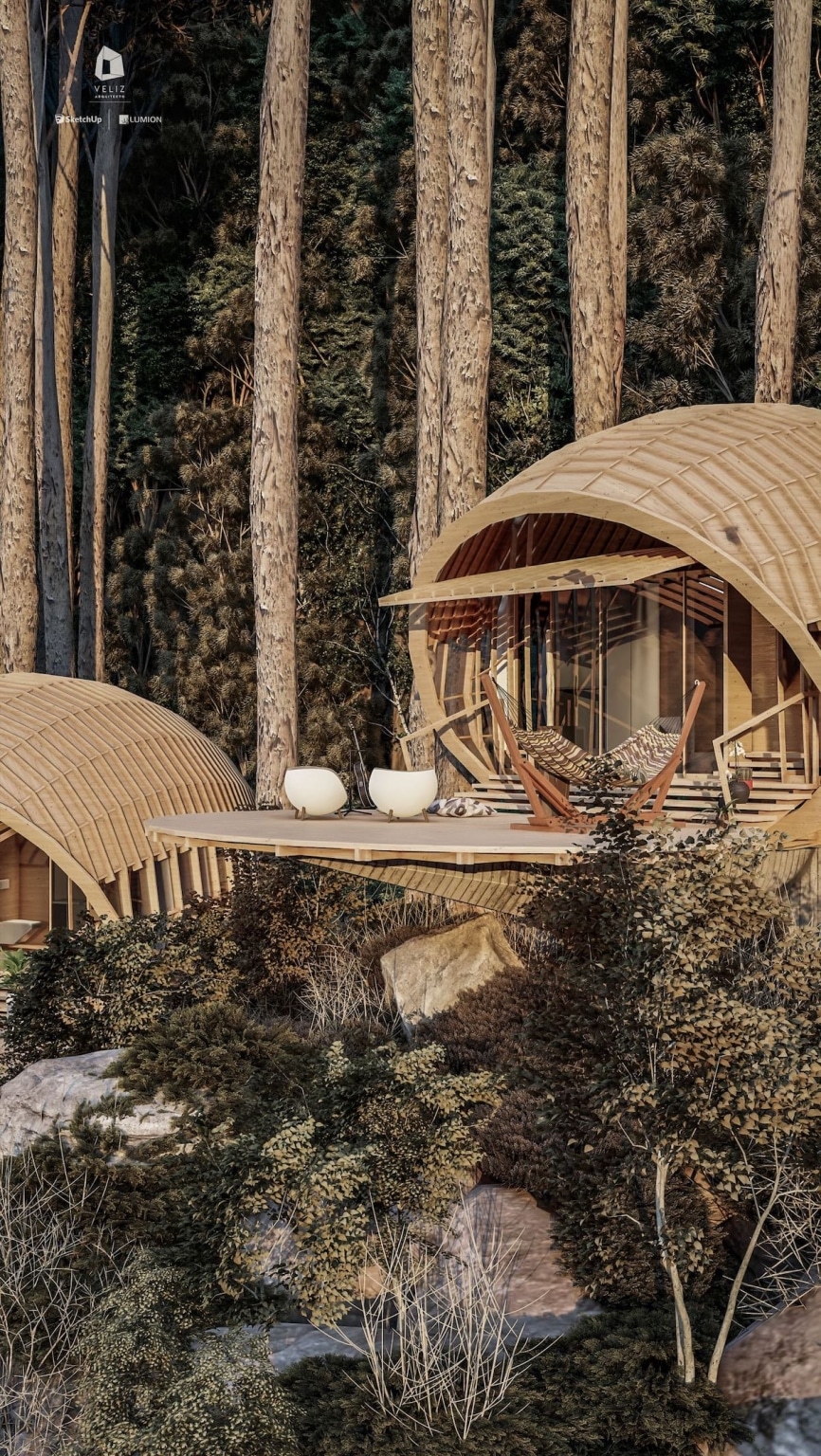 Architects Design Cocoon Cabins on this Cuban Mountain Range