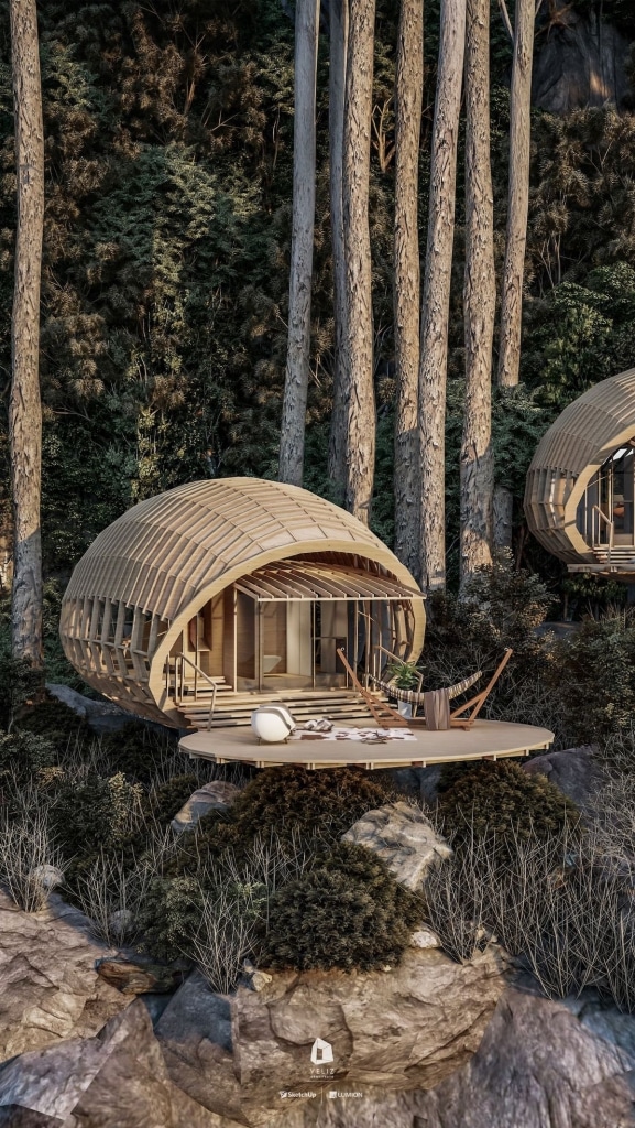 Architects Design Cocoon Cabins on this Cuban Mountain Range