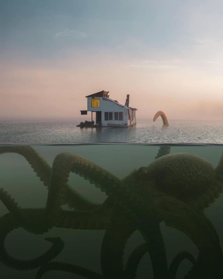 Este artista crea escenas de ensueño con ayuda de la edición fotográfica