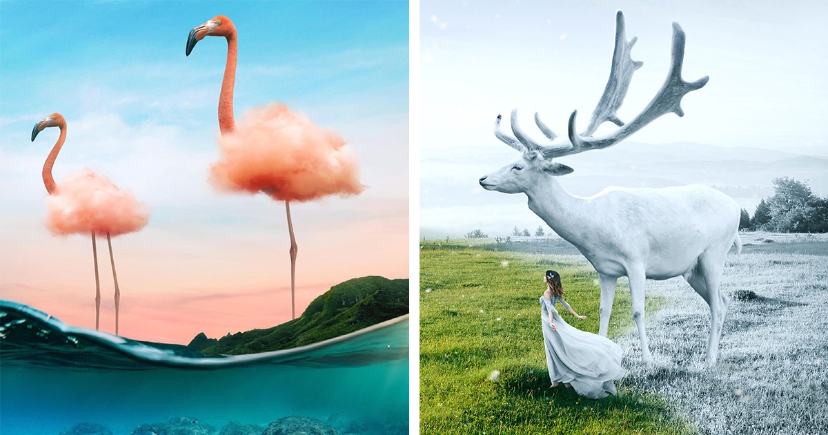 Este artista crea escenas de ensueño con ayuda de la edición fotográfica