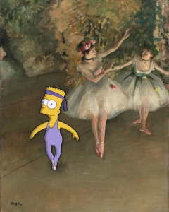 Artist Reimagines Famous Paintings as Scenes from 'The Simpsons'