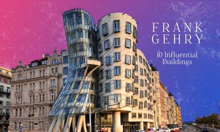 10 Influential Buildings by Postmodern Architect Frank Gehry [Infographic]