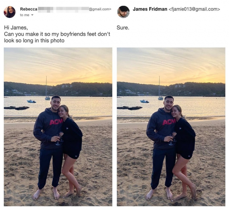 Photoshop Expert Trolls the Internet With His Hilariously Literal Photo ...