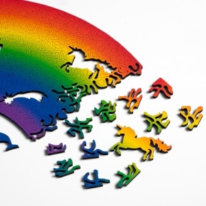 Make Your Own Rainbow When You Complete This Colorful Jigsaw Puzzle