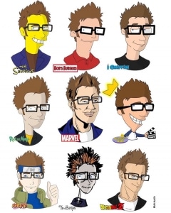 Illustrator Recreates Celebrities in 9 Different Cartoon Styles | My ...