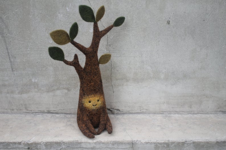 Textile Artist Creates Playful Felt Critters That Bring Joy