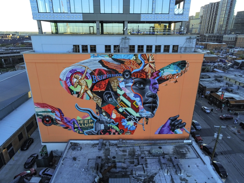 Tristan Eaton Mural Honors Historic Roots of Deep Ellum Neighborhood