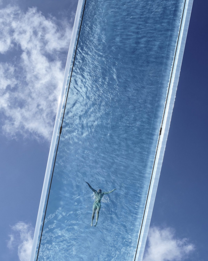 Sky Pool Allows Some Residents To Swim High Above This London Street