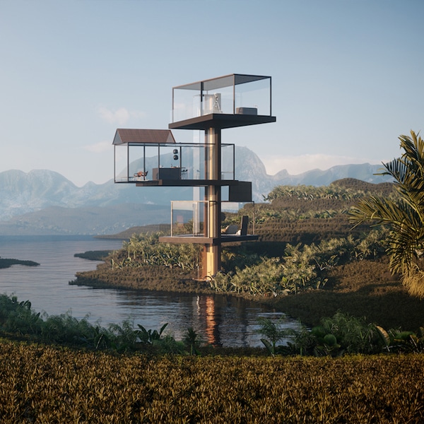 Tokyo's Modern Transparent House by Sou Fujimoto Architects