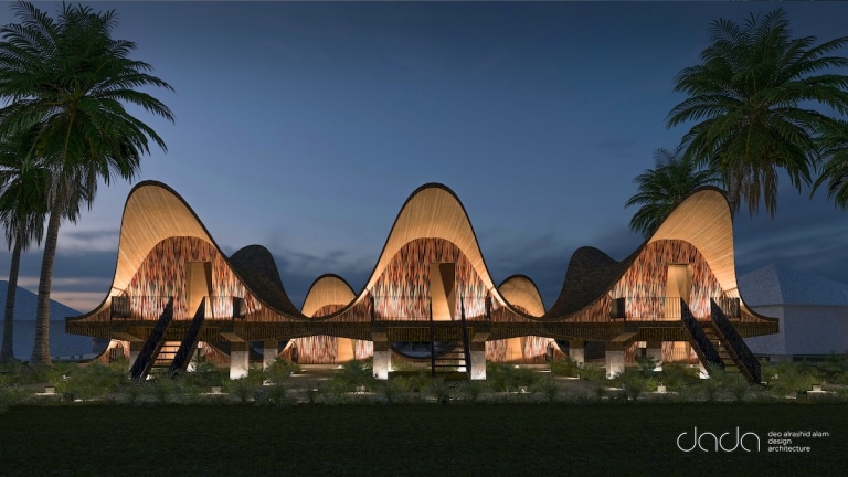 Giant Clamshells Complete a Unique Island Resort in the Philippines