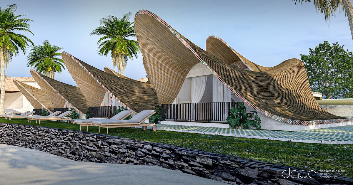 Giant Clamshells Complete a Unique Island Resort in the Philippines