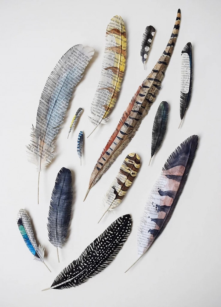 Books and Paper Become Intricate Sculptures of Insects and Plant Life