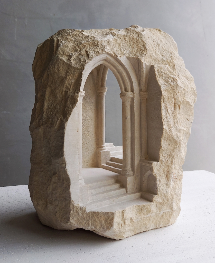 Artist’s Awe-Inspiring Architectural Carvings Unearth Ornate Interiors ...