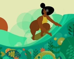 Hawaiian Artist Shares a Piece of Paradise With Her Vibrant Illustrations