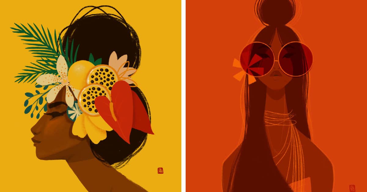 Hawaiian Artist Shares a Piece of Paradise With Her Vibrant Illustrations