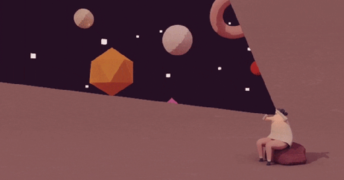 Surreal Gif Art Playfully Visualizes Exploring Our Inner Minds