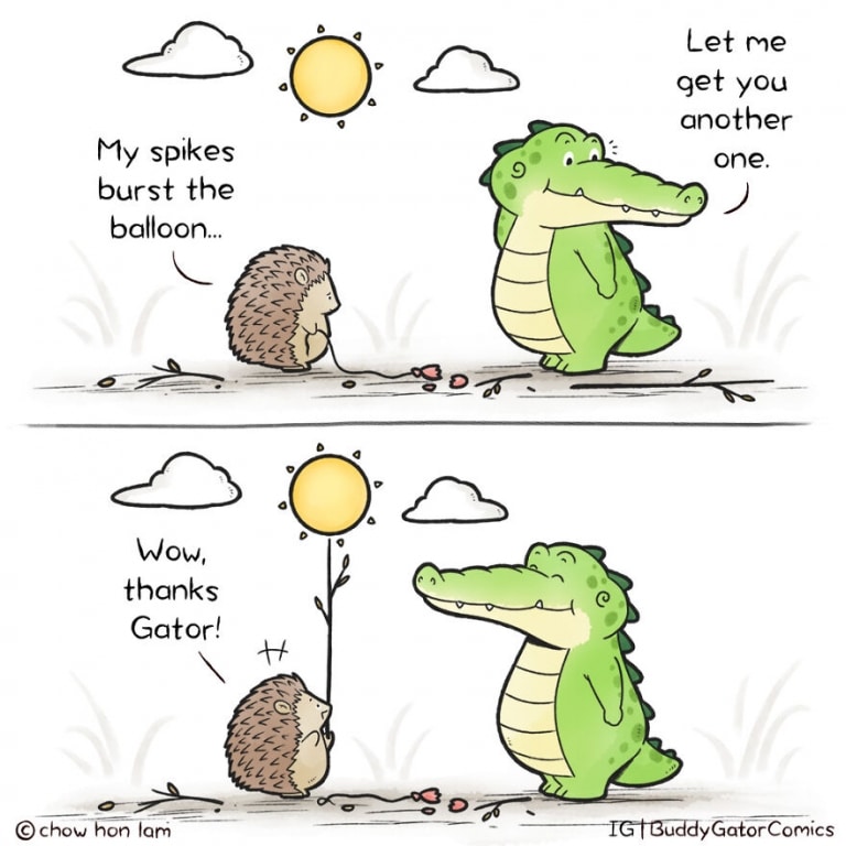 Animal Comic Teaches Us The Value of Friendship and Kindness