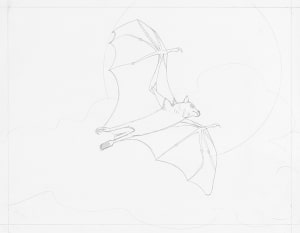 Learn How to Draw a Bat Flying in the Sky Step by Step | My Modern Met