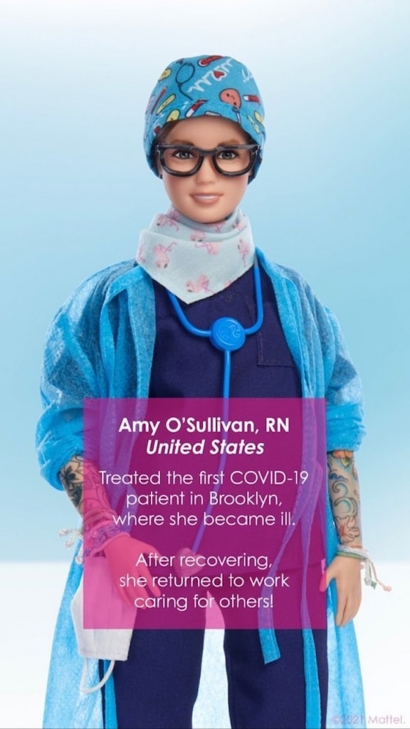 Mattel crea Barbies únicas que celebran a las heroínas de la pandemia