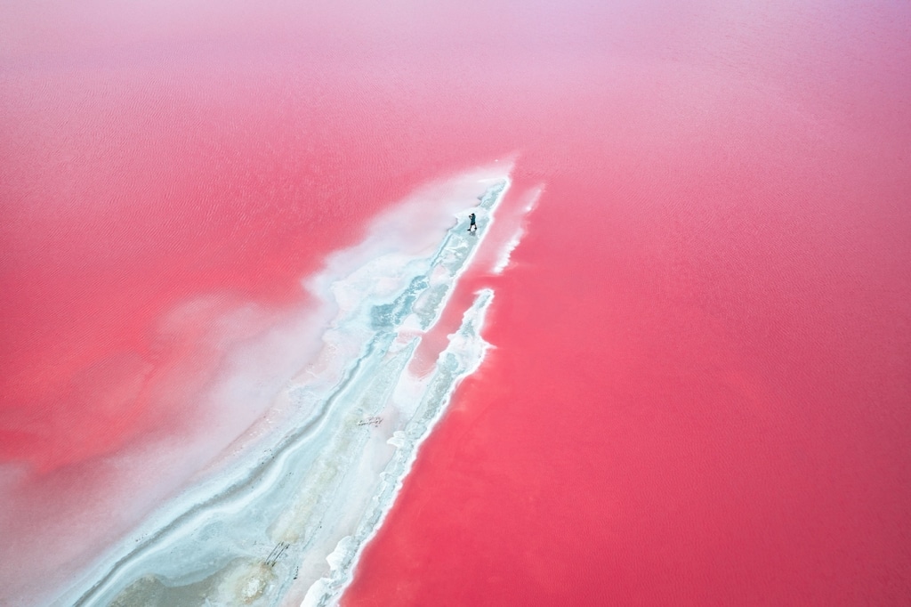 Photographer Captures Bubble-Gum Hues of France's Salt Fields