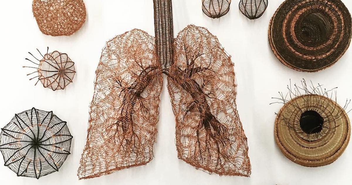 Artist Visualizes Humans’ Connection With the Earth Using Copper Wire