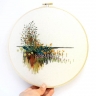 Artist Captures Beautiful Colorado Landscapes in Abstract Embroidery