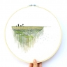 Artist Captures Beautiful Colorado Landscapes in Abstract Embroidery